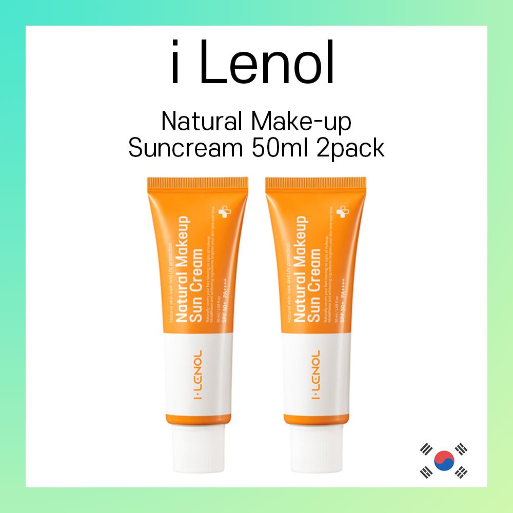 i Lenol Natural Make-up Suncream 50ml 2pack SPF 50+,PA++++ | Shopee ...