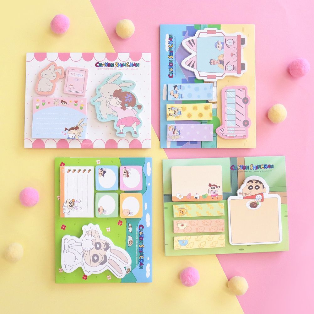 Crayon Shin-Chan Stand Memo Sticky notes | Shopee Malaysia
