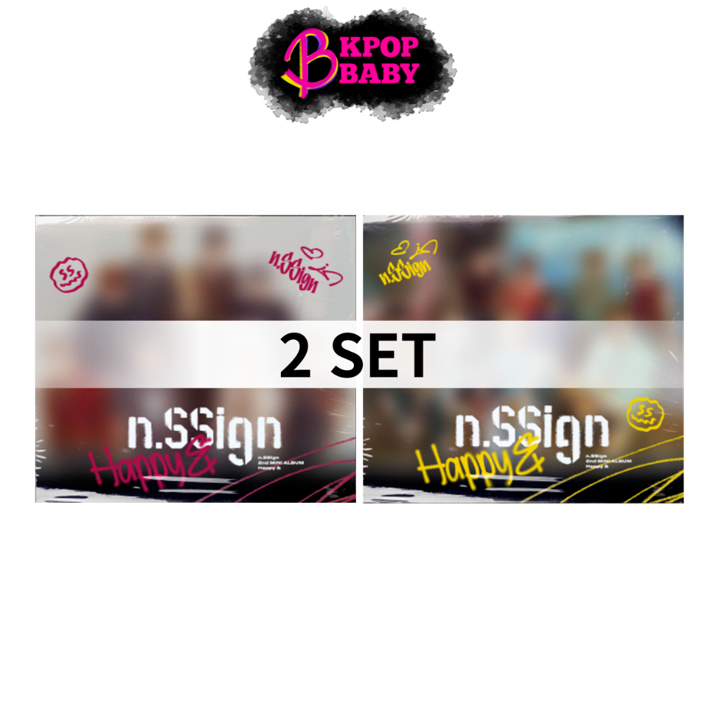 (2 SET) n.SSign (ABEMA #1/#2 Ver.) [Happy &] 2nd Mini Album | Shopee Malaysia