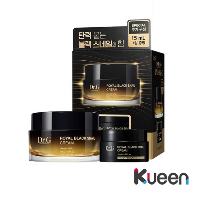 ️65ml ️[Dr.G] Royal Black Snail Cream 50mL+15mL Special Set / Shipping from Korea | Shopee Malaysia