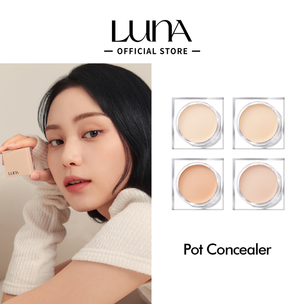 LUNA Conceal Pot 7g - Pot concealer for high coverage, natural finish ...