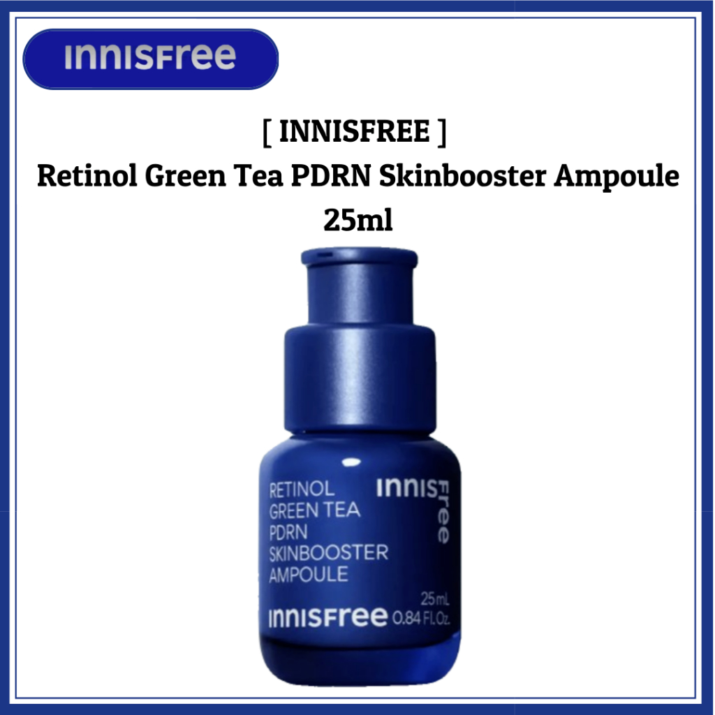 Rejuvenate with INNISFREE Retinol Green Tea PDRN Skinbooster Ampoule ...