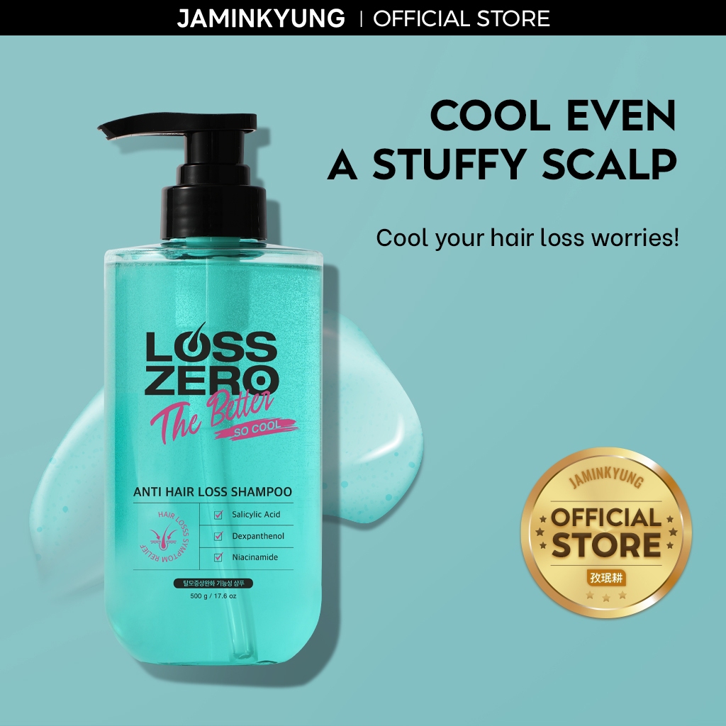 [JAMINKYUNG] Loss Zero The better Anti Hair Loss Shampoo 500G | Shopee ...