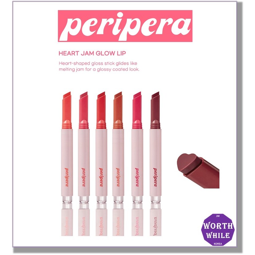 Peripera /NEW Heart Jam Glow Lip 9 Colors | Shopee Malaysia