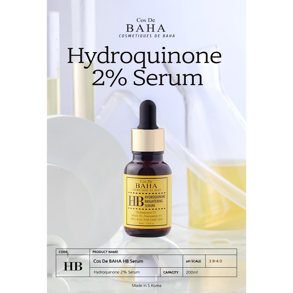 Cos De BAHA - HB serum 30ml (Dark Spot Corrector Remover)- for Melasma,Hydro_Qui-none 2% Facial ...