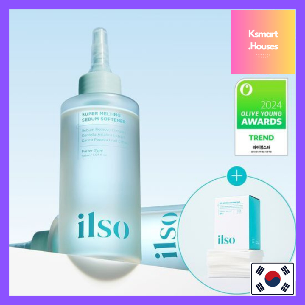 Ilso Super Melting Sebum Softener 150ml Plan (+40 cotton sheets free) | Shopee Malaysia