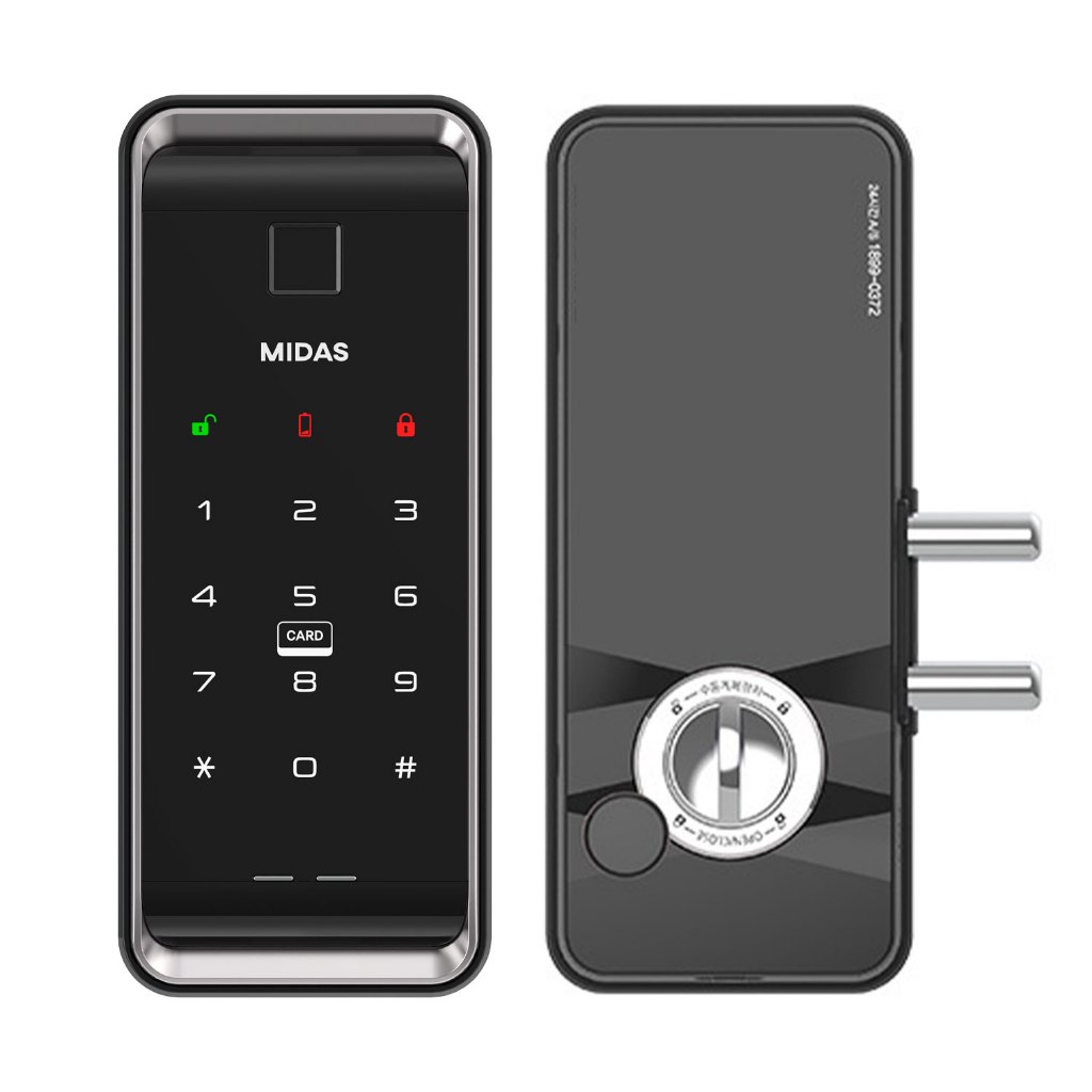 MIDAS MS-5000FDG / 2-way fingerprint recognition digital door lock ...