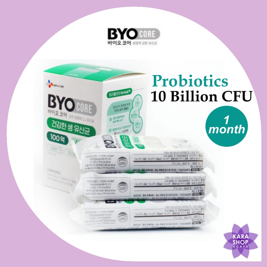 BYO CORE Healthy Lactobacillus Probiotics 10 Billion 30Sticks (30day ...