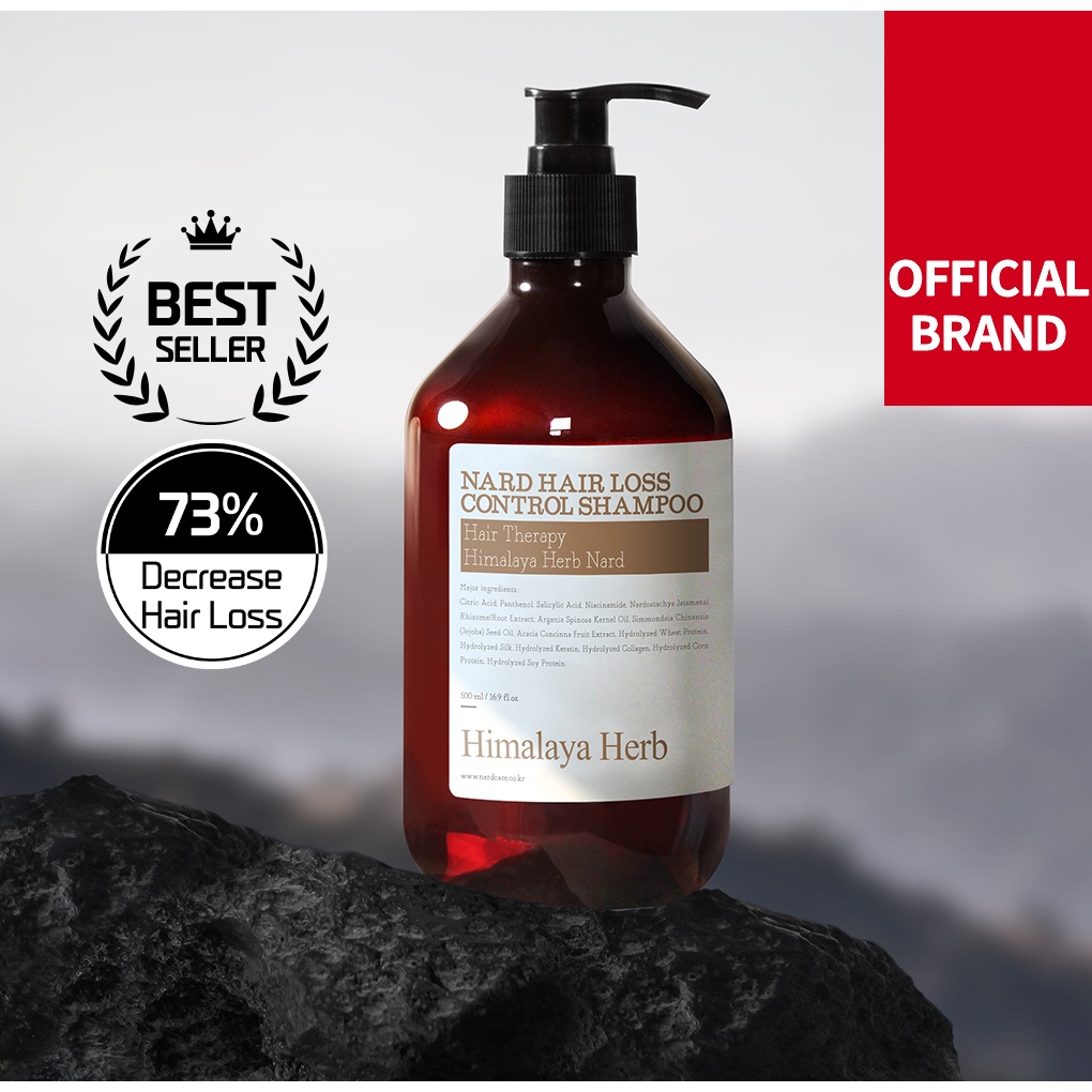 [NARD] Hair Loss Control Shampoo, 500ml/1000ml - Anti-Hair Loss, Itchy Scalp | Shopee Malaysia