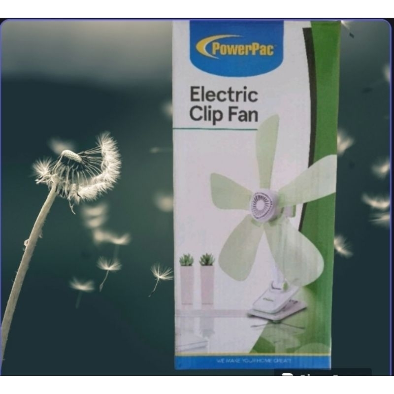 PowerPac Electric Mini Clip Fan Portable Fan Desk Fan Wall Fan Air ...
