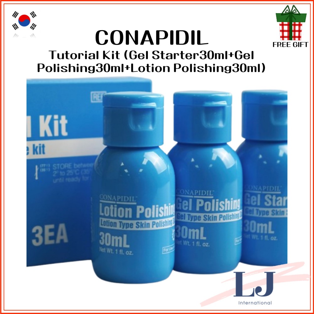 CONAPIDIL Tutorial Kit (Gel Starter30ml+Gel Polishing30ml+Lotion ...
