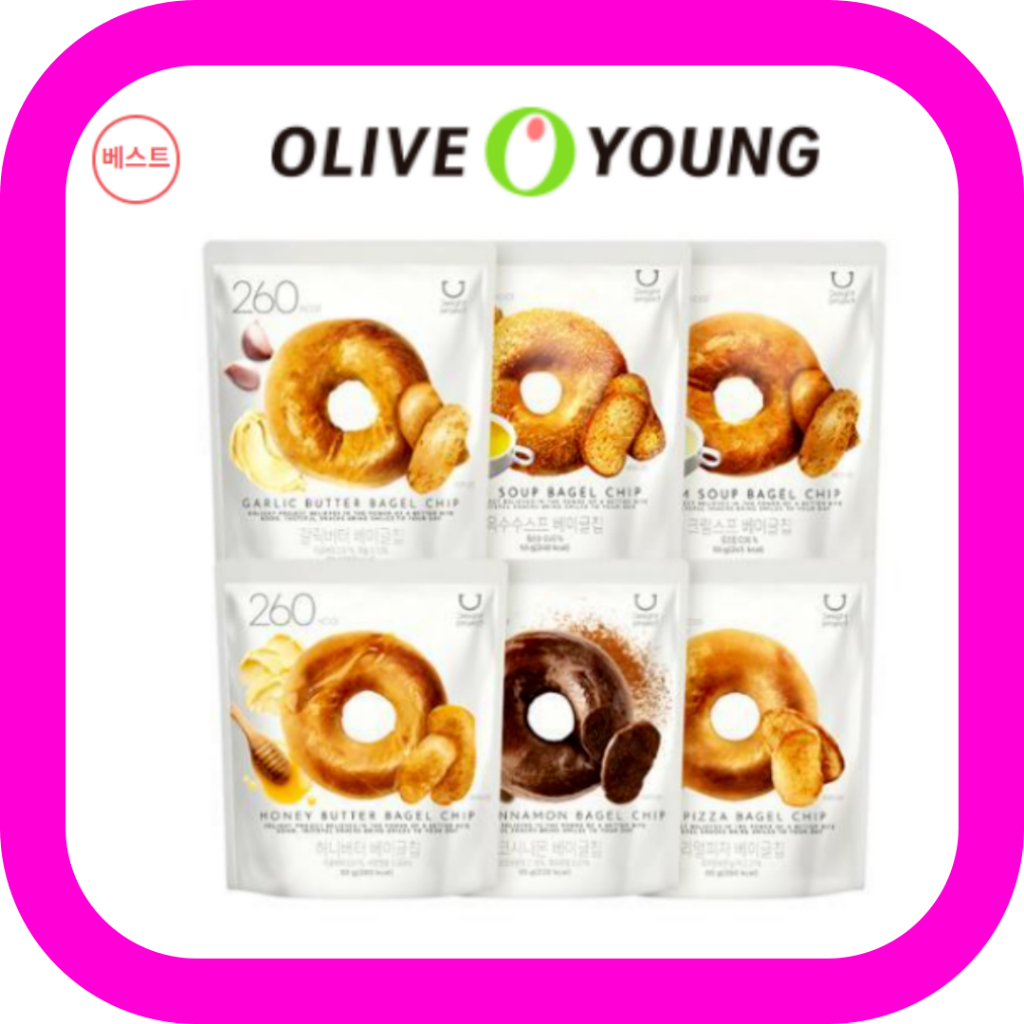 [Olive Young] Delight Project Bagel Chip Series / Honey Yakgwa / Korean ...