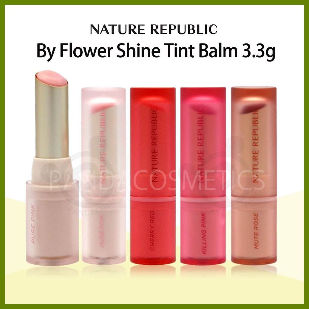[NATURE REPUBLIC] By Flower Shine Tint Balm 3.3g | Shopee Malaysia