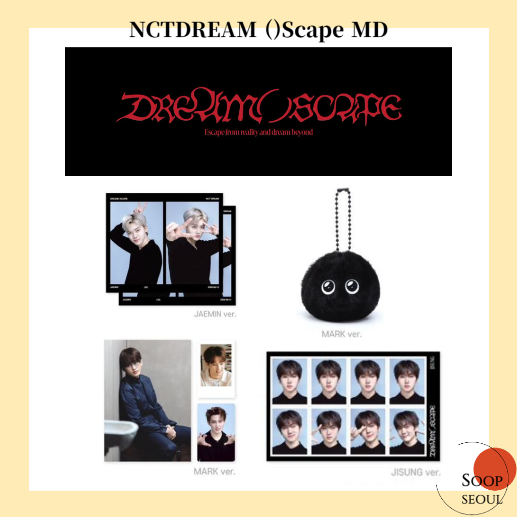 NCTDREAM ()SCAPE MD / dirty smoothie danji keyring id photoset film set ...