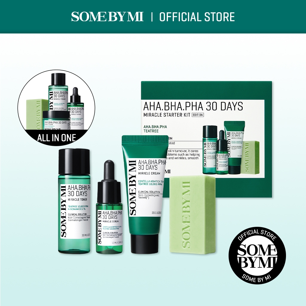 [SOME BY MI] SOMEBYMI AHA-BHA-PHA 30 Days Miracle Starter Kit (Toner ...