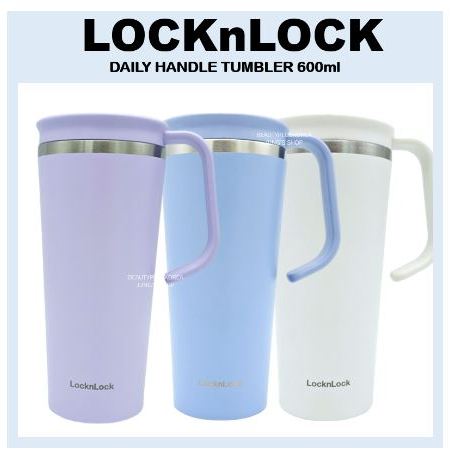 [LocknLock] DAILY HANDLE TUMBLER 600ml LHC4330 Stainless steel thermal ...