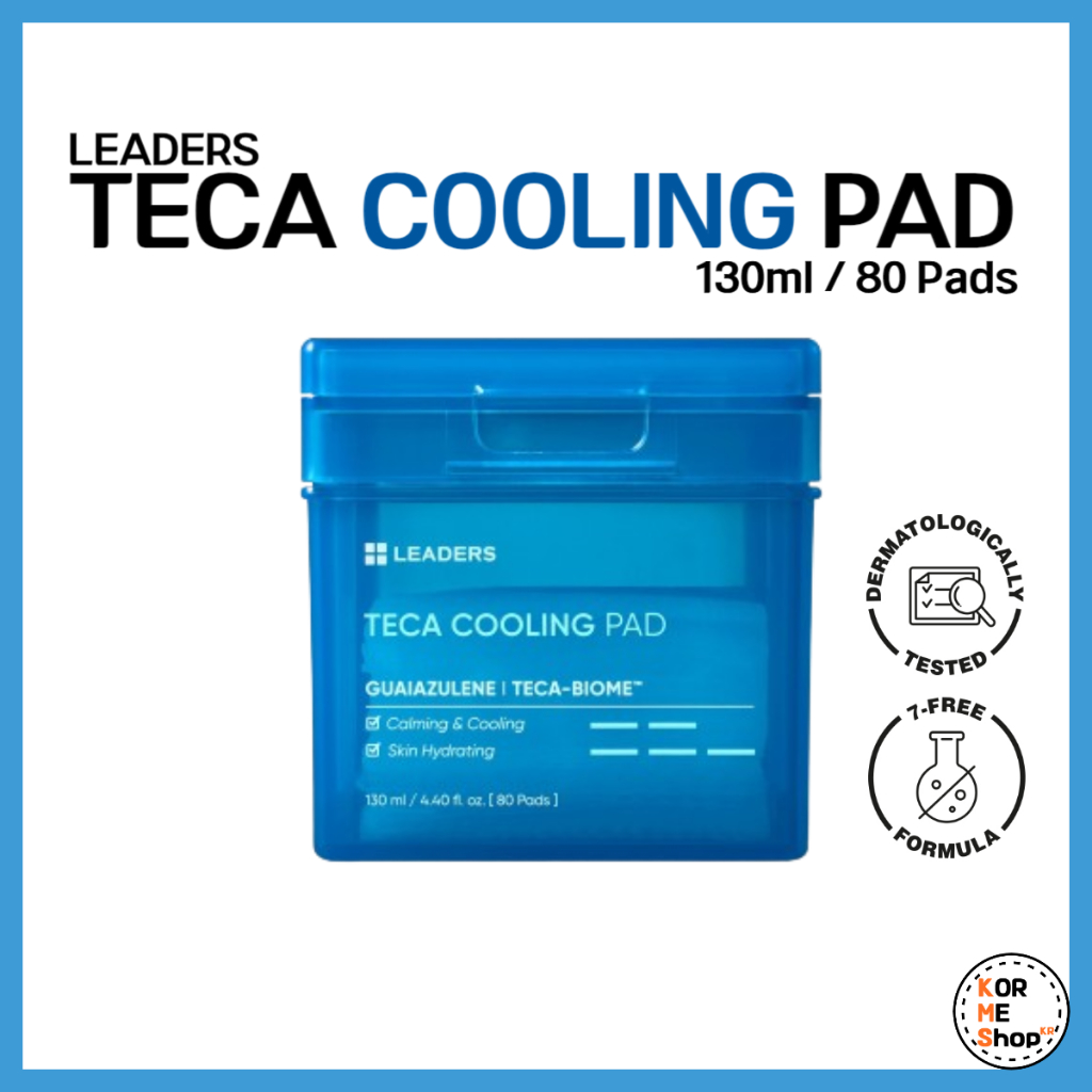 LEADERS Teca Cooling Pad | Calming Cooling | Skin Hydrating care | Guaiazulene | Teca-Biome ...