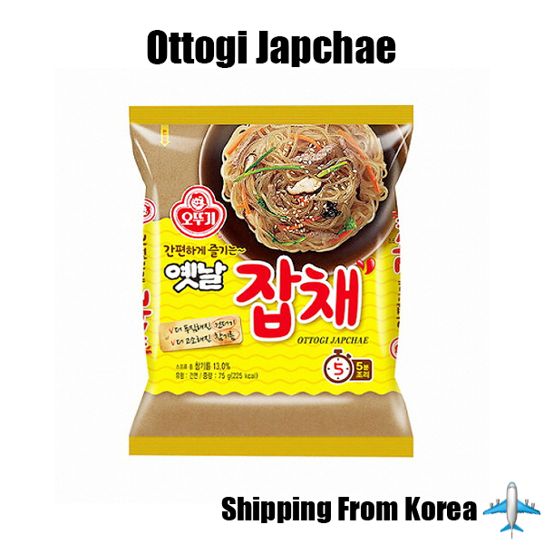 [Ottogi] Traditional Noodle Japchae 75g Korean Food｜Original Japchae ...