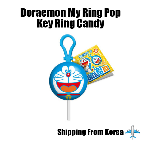 [Doraemon] My Ring Pop Candy 8g Key Ring Snacks | Shopee Malaysia