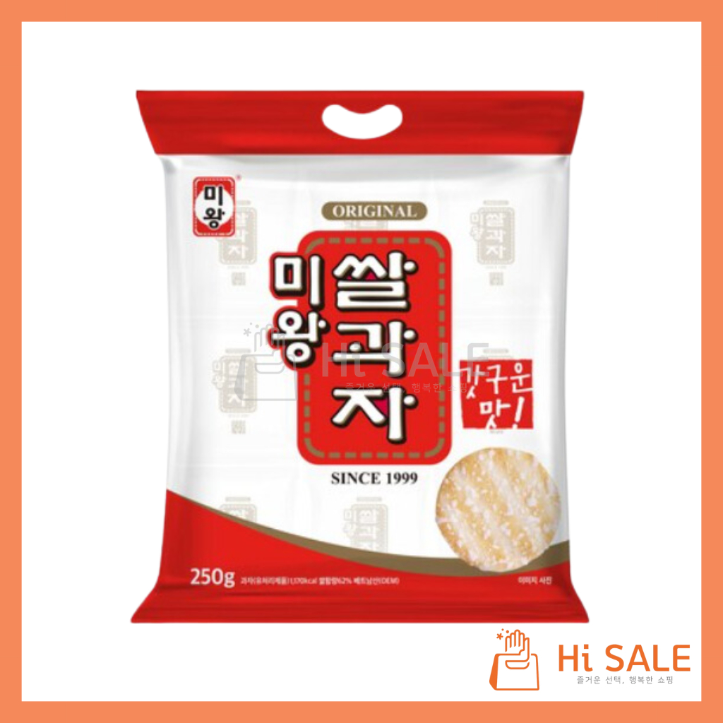 MIWANG Korean Food Snacks Rice Cracker 2 Flavors | Shopee Malaysia