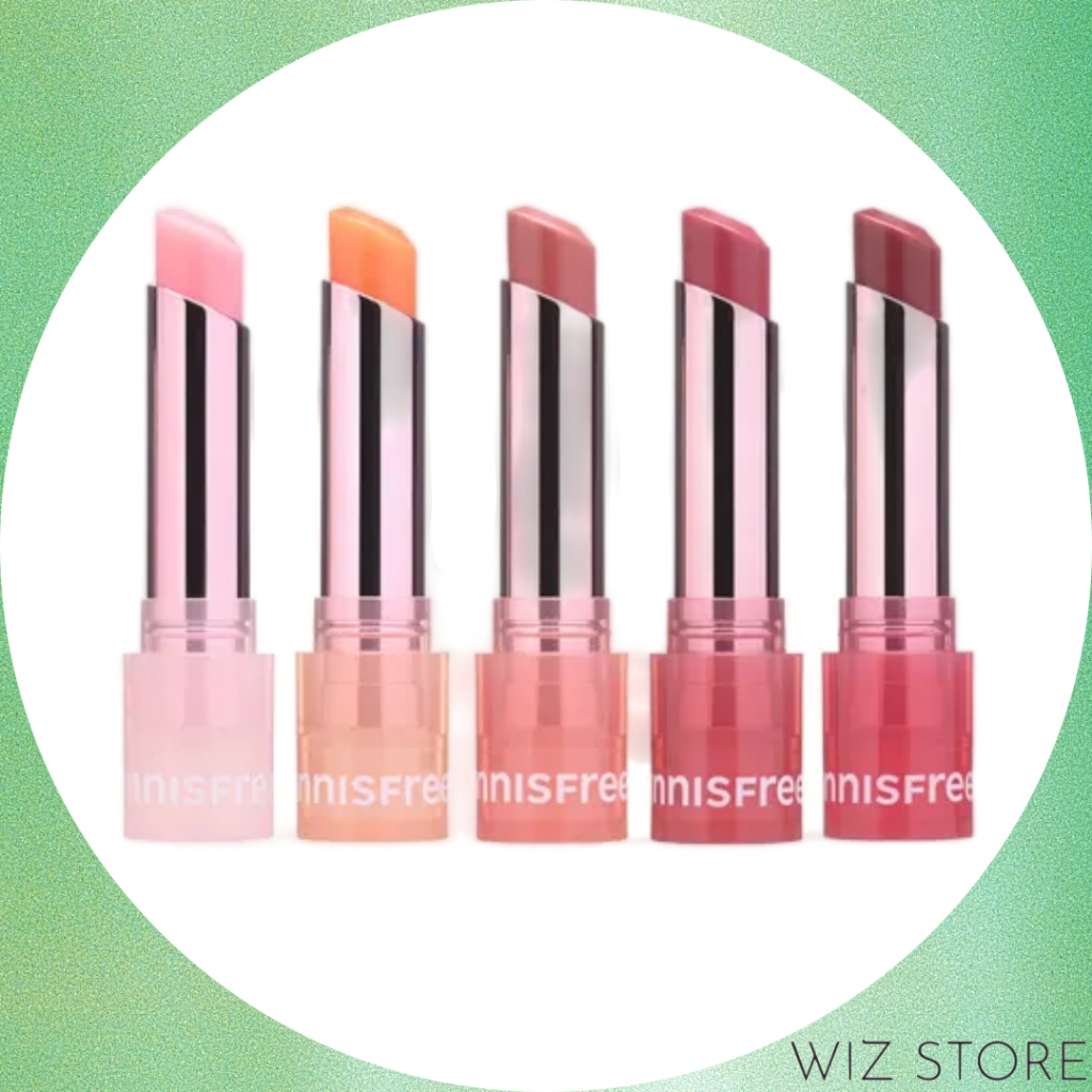 [Innisfree] Dewy Tint Lip Balm 3.2g 5 Colors (Baby Pink / Melon Coral ...