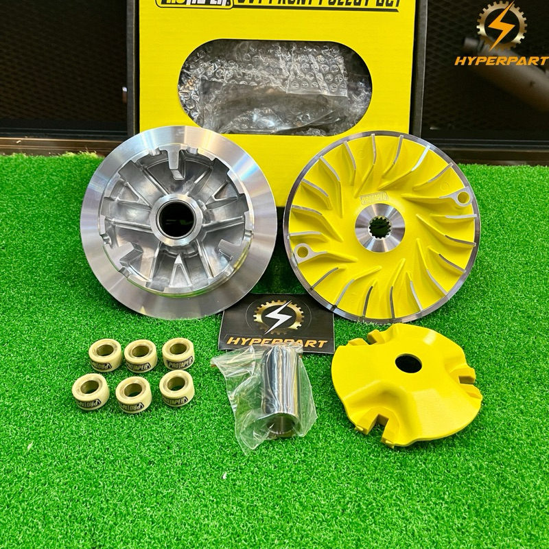 PROTAPER NVX155 V1/V2 & NMAX155 V1/V2 PROTAPER RACING CVT PULLEY KIT SET WITH ROLLER 11G ...
