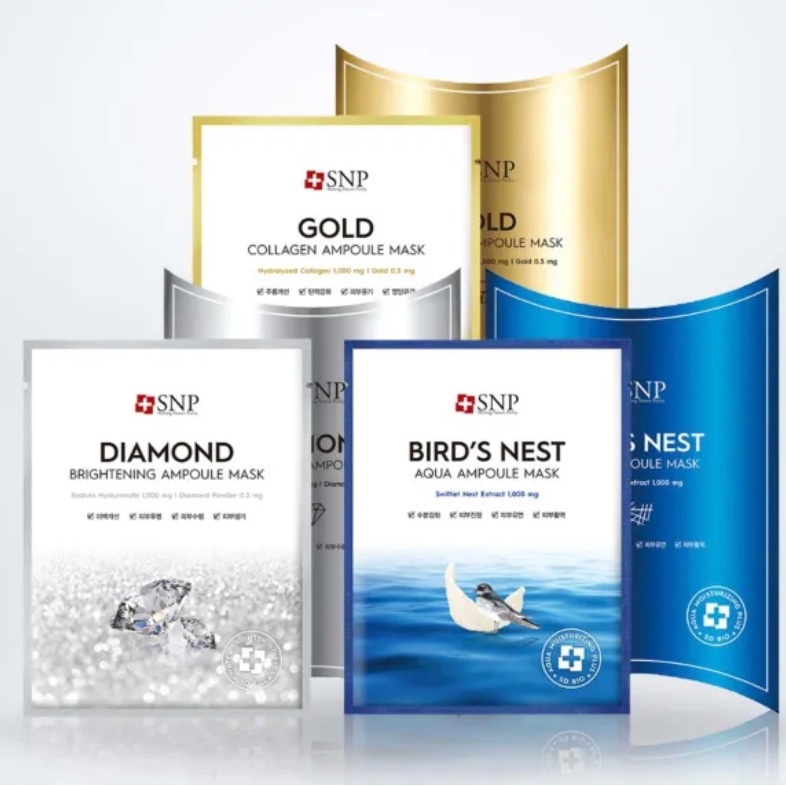 SNP Ampoule Mask Series (10 sheets / box) | Shopee Malaysia