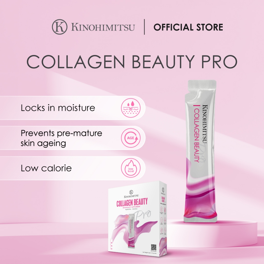 Kinohimitsu Collagen Beauty Pro 2500mg Inner Beauty Supplement Sachet ...