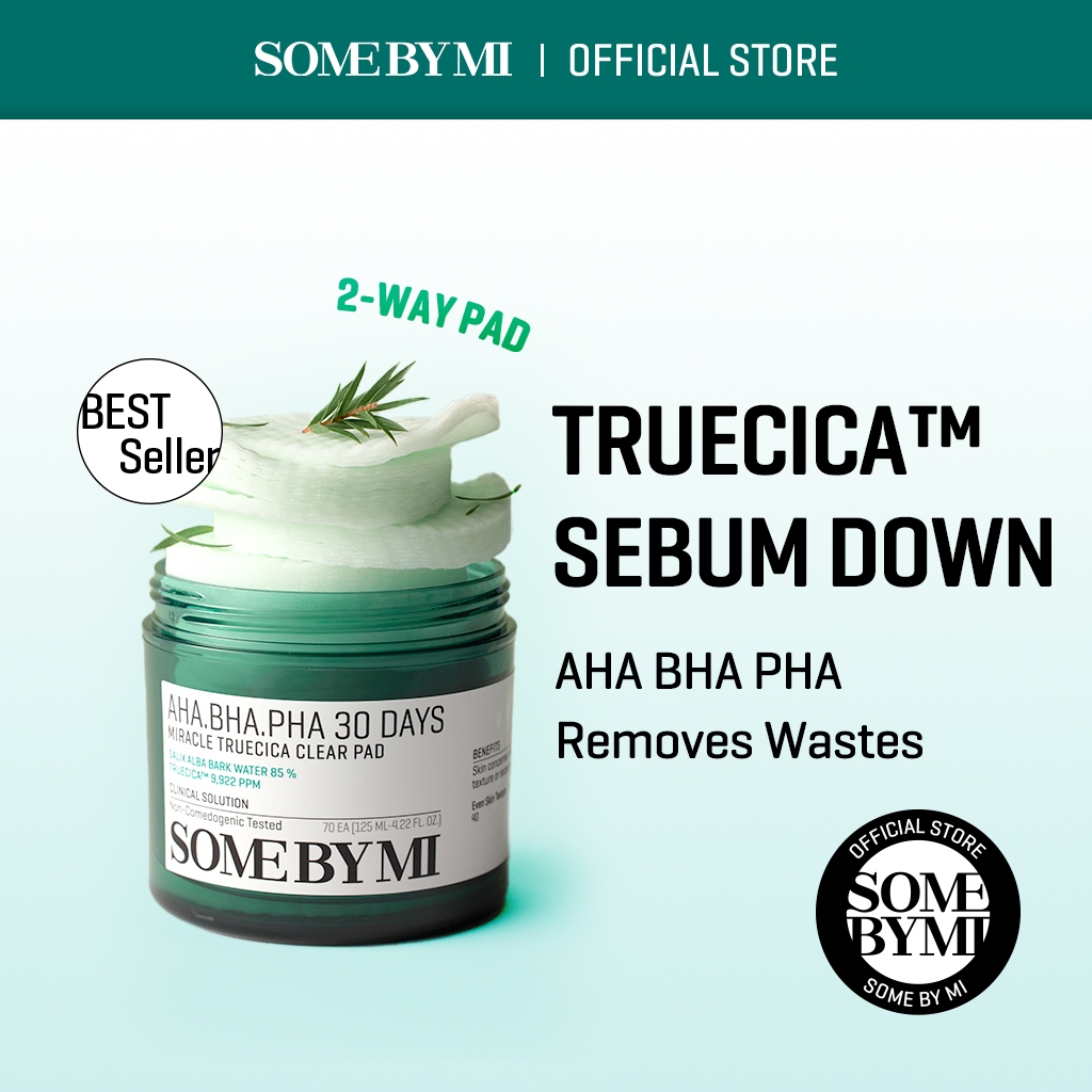 [SOME BY MI] AHA-BHA-PHA 30days Truecica Clear Pad (Toner) 70ea(125ml ...