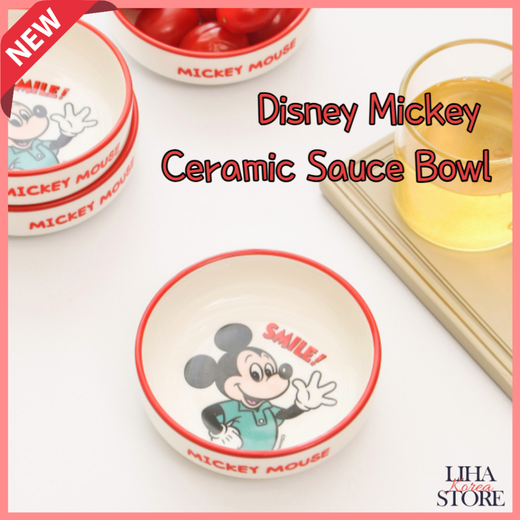 Disney Mickey Bowl Ceramic Sauce Bowl | Shopee Malaysia