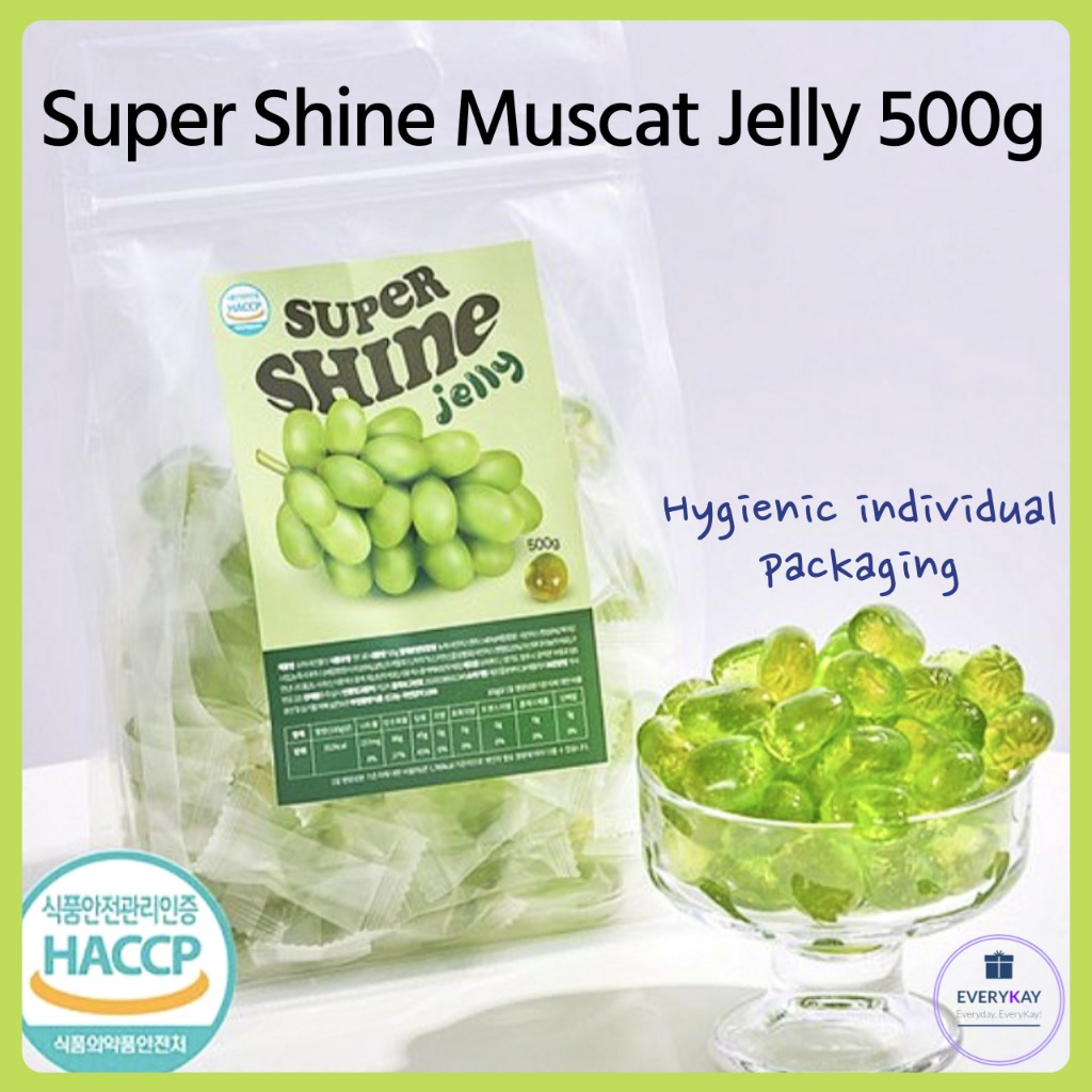 Korea Super Shine Muscat Jelly 500g | Grape Jelly | Green grape ...
