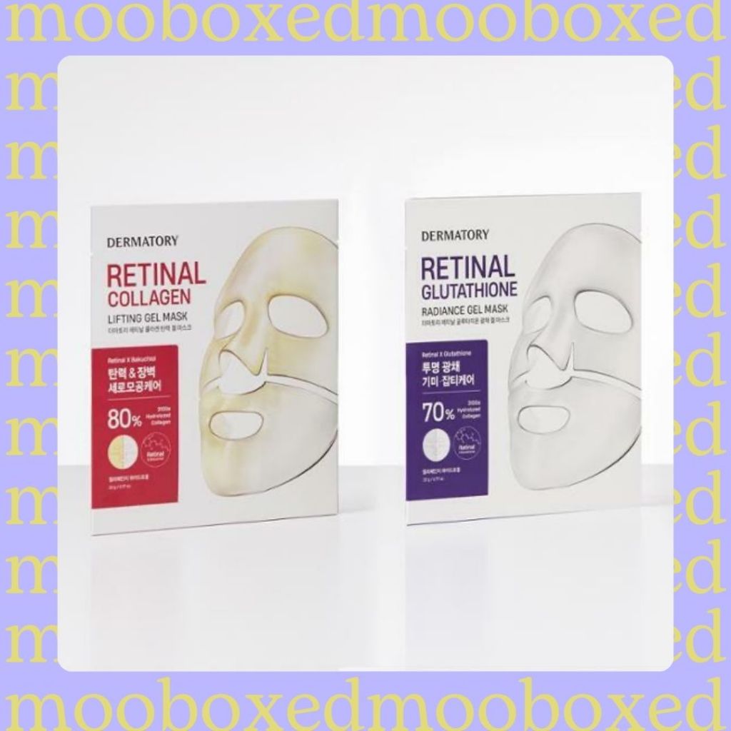 Dermatory Retinal Collagen / Glutathione Gel Mask 1 sheet | Shopee Malaysia