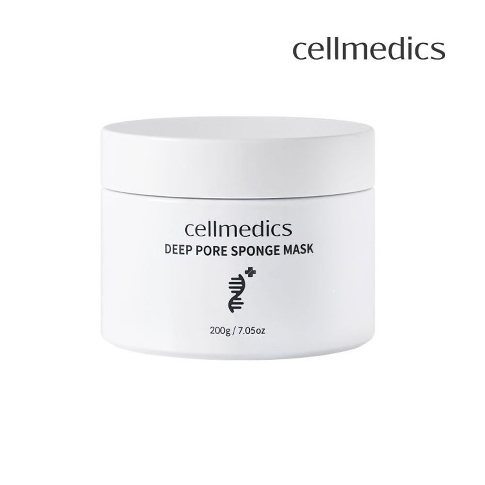 CELLMEDICS Deep Pore Sponge Mask 200g, Dermatologist Only, Sebum ...