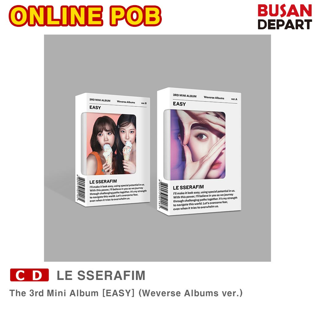 [ONLINE POB]LE SSERAFIM The 3rd Mini Album [EASY] (Weverse Albums ver ...