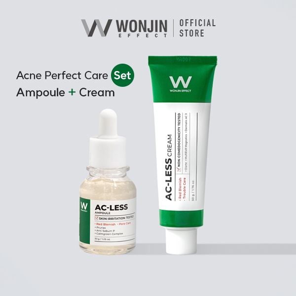 WONJIN EFFECT AC-LESS SET(CREAM + AMPOULE) | Shopee Malaysia