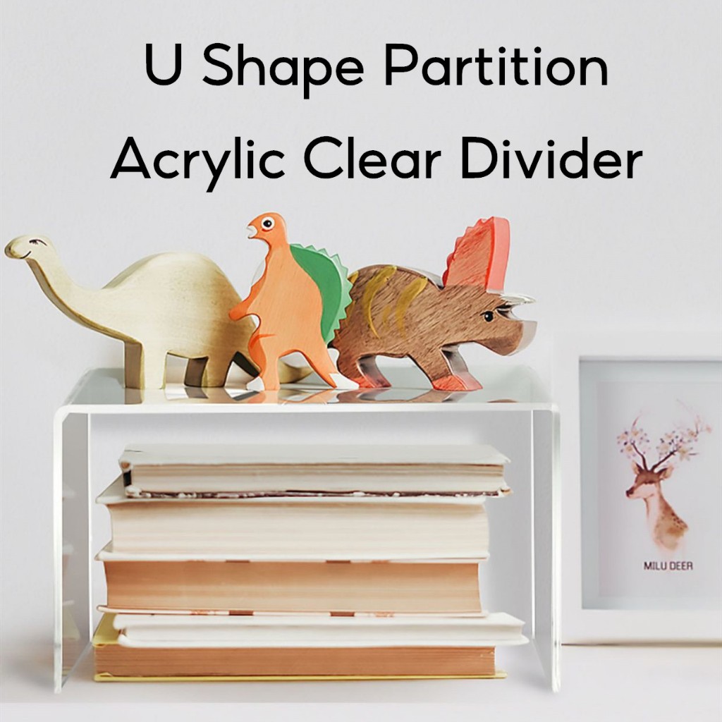 Fully Acrylic U Shape Clear Divider Partition Blindbox POPMART Figurine ...