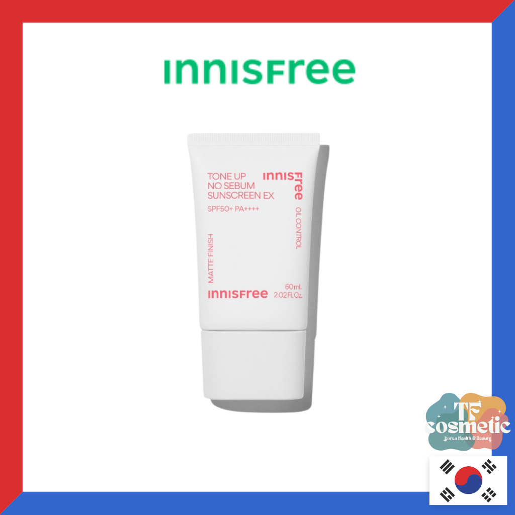 [Innisfree] Tone Up No Sebum Sunscreen EX SPF50+ PA++++ 60ml x 1EA / FROM KOREA | Shopee Malaysia