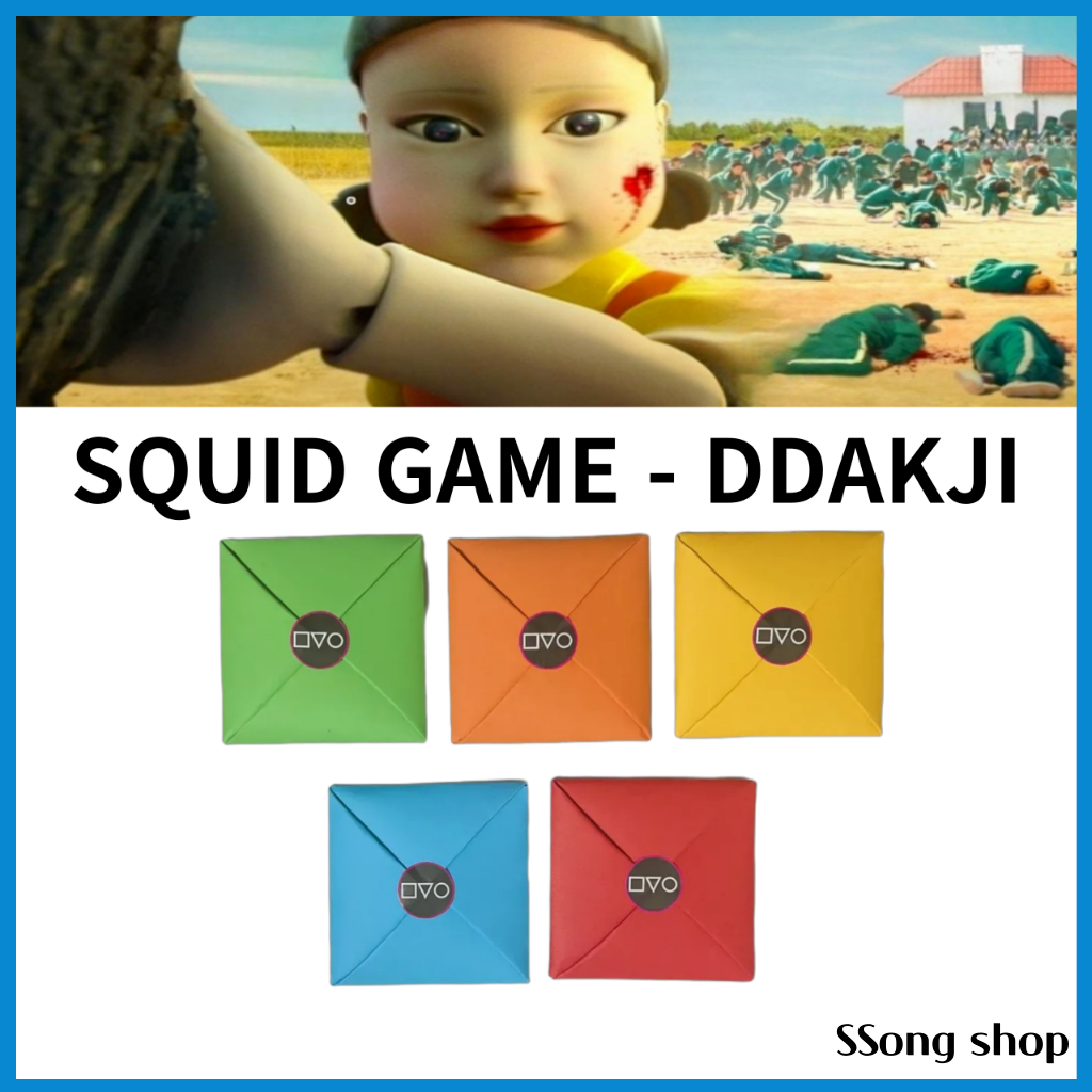 Handmade Squid Game Ddakji - Korean Traditional Game | Shopee Malaysia