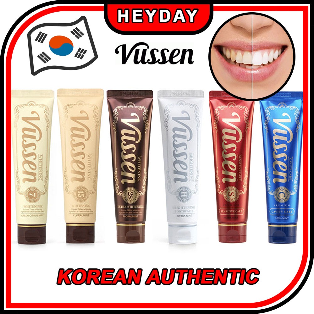 [Vussen] Korean Authentic Whitening Toothpaste 1ea Teeth Whitening ...