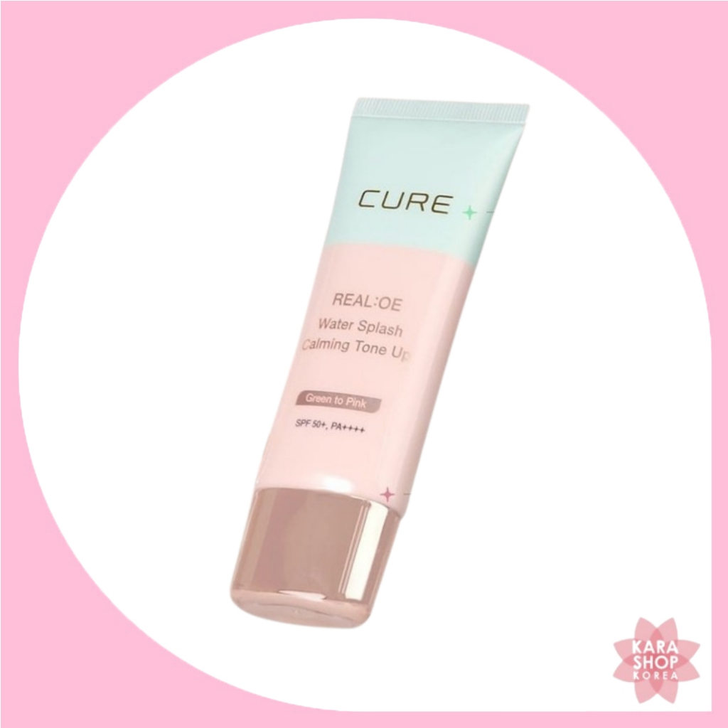 Cure REAL:OE Water Splash Calming Tone-up Sun Cream 40ml SPF50+ PA ...