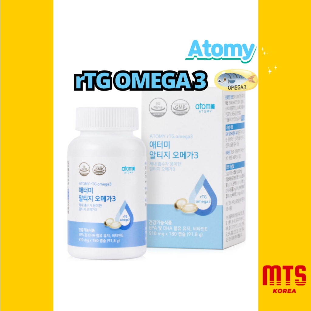 Atomy rTG omega 3 (510mg X 180 capsules) | Shopee Malaysia