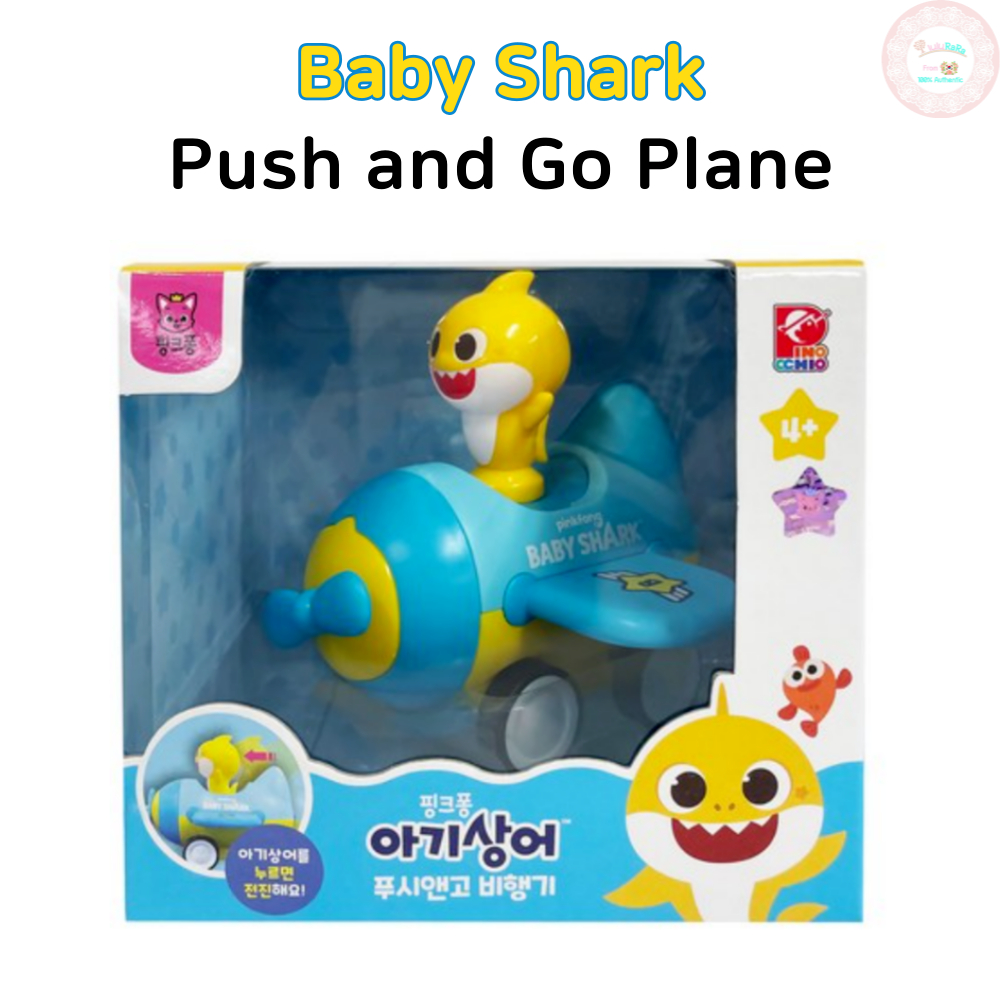 Pinkfong Baby Shark Push and Go Plane Pullback Car Pull Back Toy ...