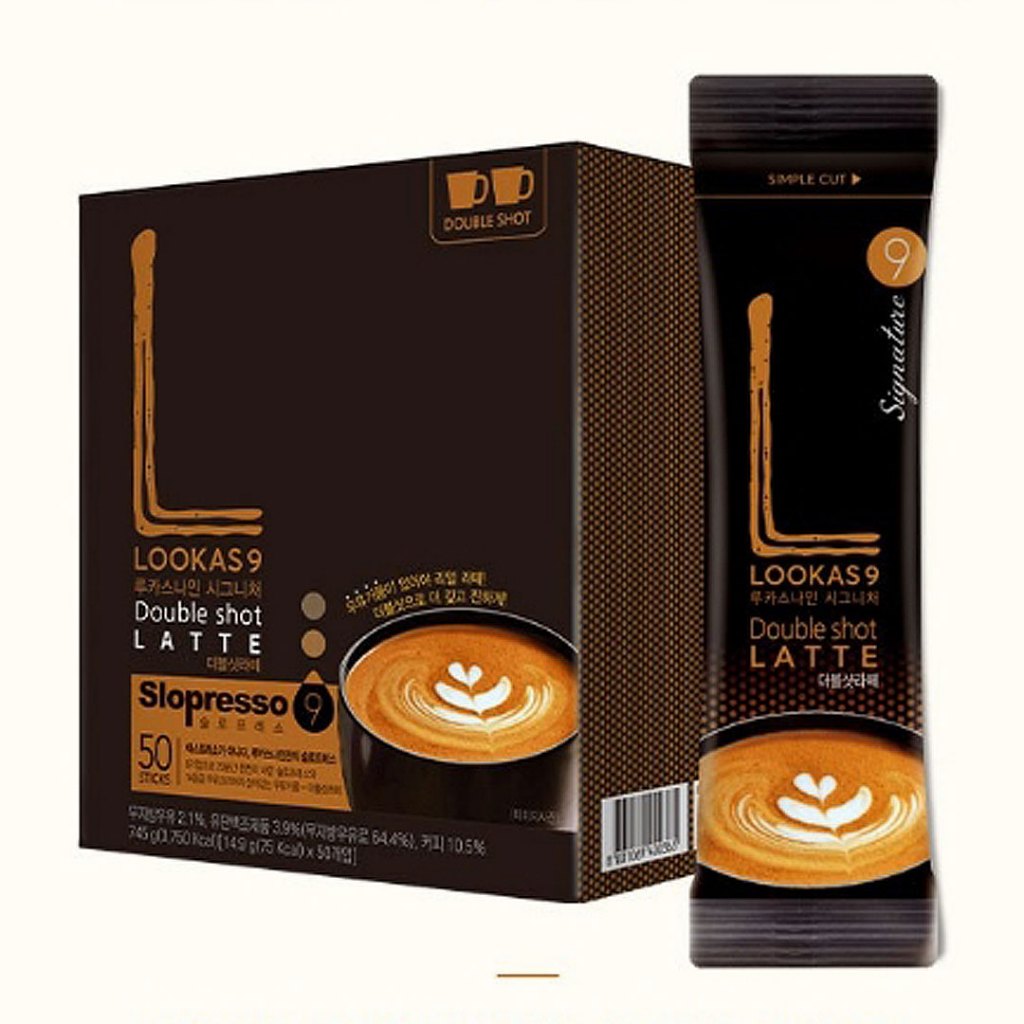 [LOOKAS9] Signature Double Shot Latte / Korea Instant Coffee / 20T, 30T ...