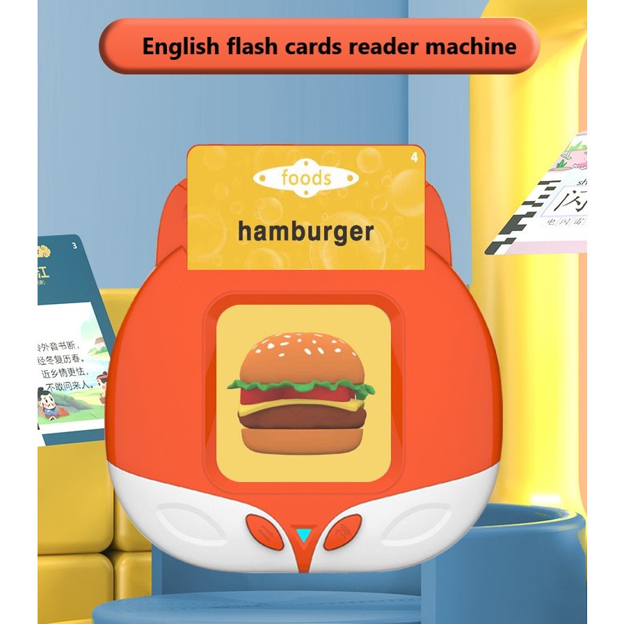 112 Flash cards reader Audio Learning machine - Daily Vocabulary - High ...