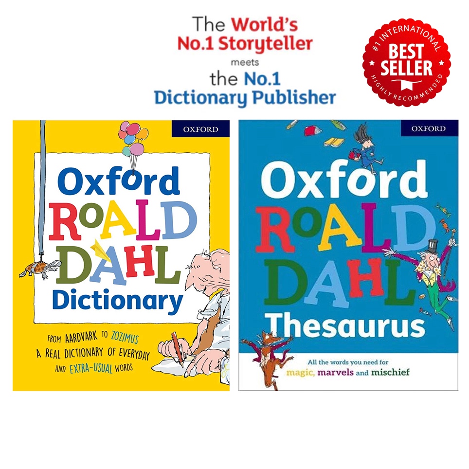 Oxford Roald Dahl Thesaurus Dictionary Children Illustrated Dictionary ...