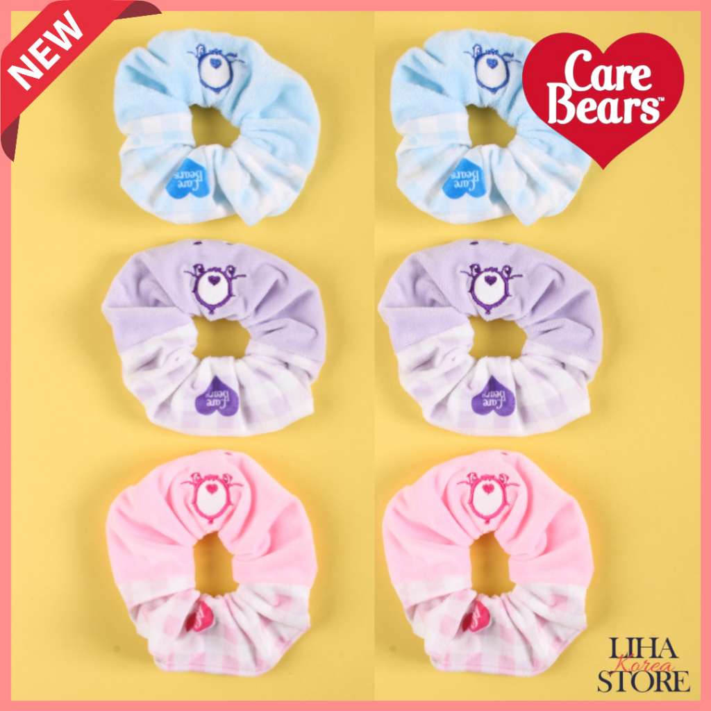 Korea Daiso CareBears Hair tie Care Bears Ribbon Hair ornament Hairband ...