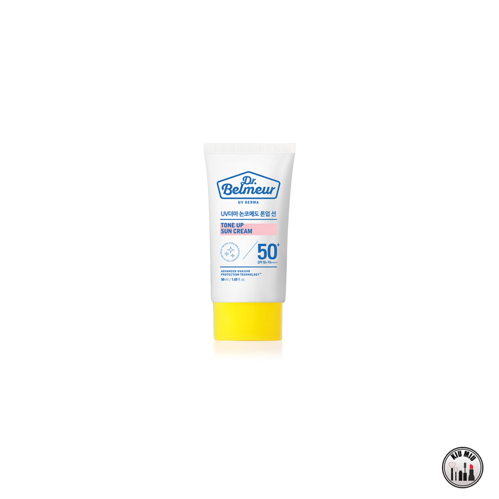 THE FACE SHOP Dr. Belmeur UV DERMA NON-COMEDOGENIC TONE UP SUN CREAM ...