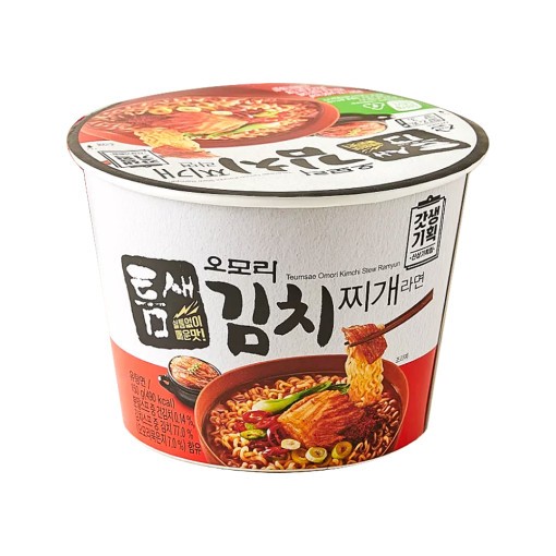 GS25 Omori Kimchi Stew Ramen, Tuna Kimchi Stew, Budaejjigae Stew,Teumse ...