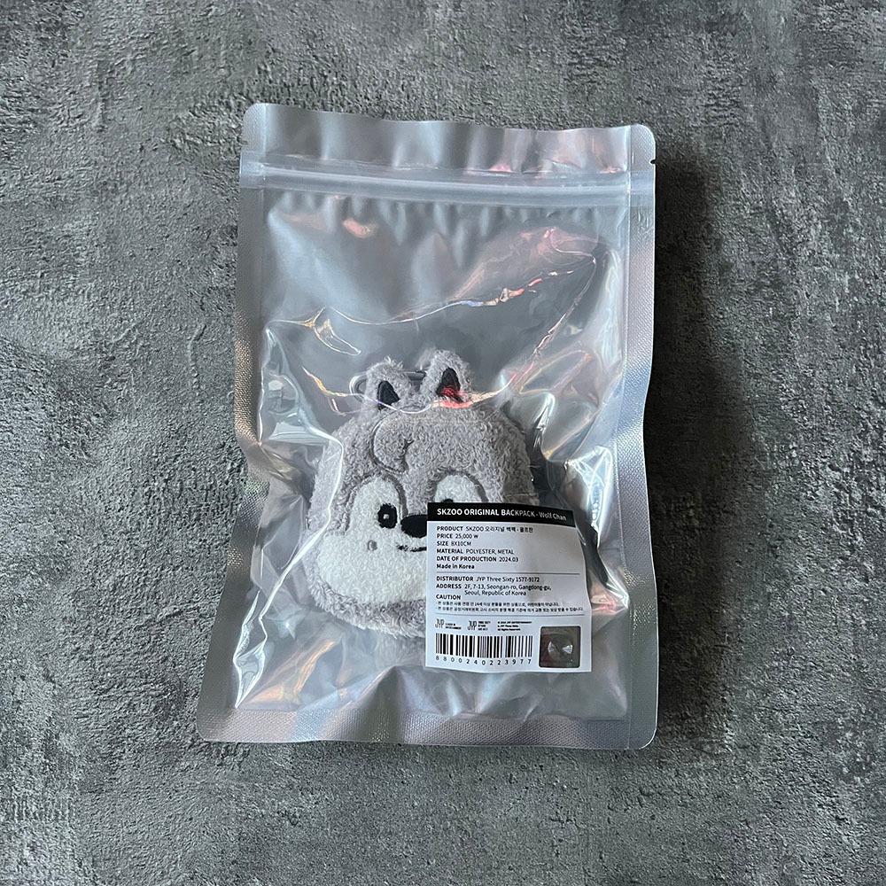 STRAY KIDS 4th fanmeeting SKZOO Original Wolf Chan Backpack | Shopee ...