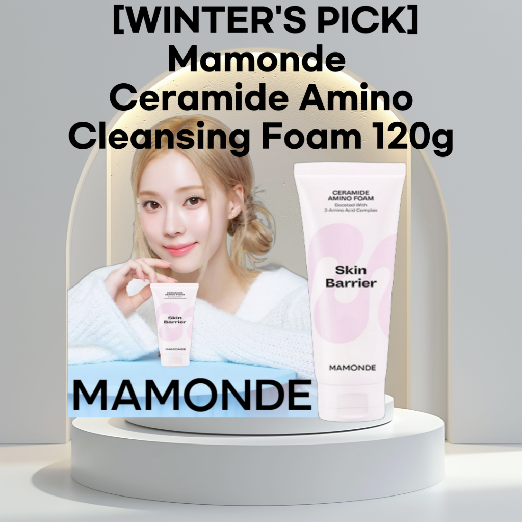 [WINTER'S PICK] Mamonde Ceramide Amino Cleansing Foam 120g | Shopee ...